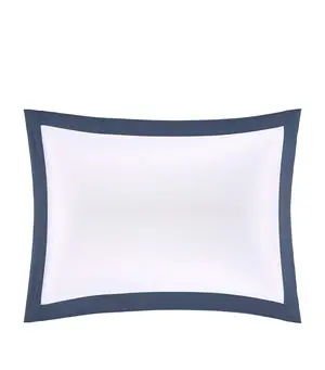 YVES DELORME Linea Oxford Pillowcase - Blue