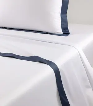 YVES DELORME Linea Super King Flat Sheet
