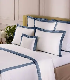YVES DELORME Linea Super King Flat Sheet