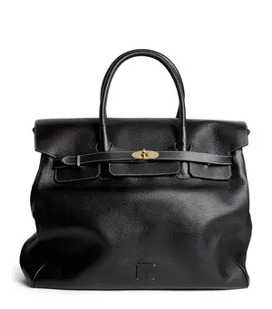 Eleventy Leather Tote Bag