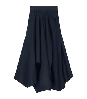 Givenchy Cotton Poplin Midi Skirt