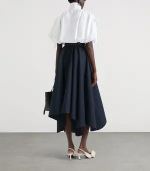 Givenchy Cotton Poplin Midi Skirt