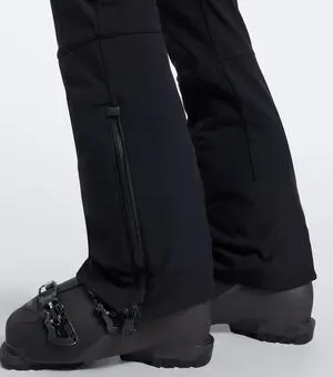 Moncler Belted Shearling-trimmed Ski Suit