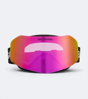 Balenciaga Logo Ski Goggles - Black