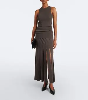 LISA YANG Amya Cotton And Cashmere Tank Top