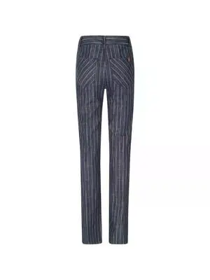 DONDUP Pinstripe-pattern Patch-pocket Jeans