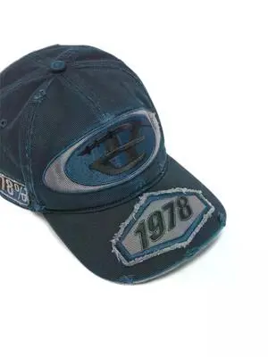DIESEL® Baseball Cap With Embroidered Patches