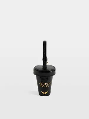 Zadig&Voltaire Coffee Cup Keyring - Black