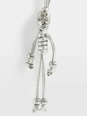 Zadig&Voltaire Skull Keyring Vintage Metal Key Ring