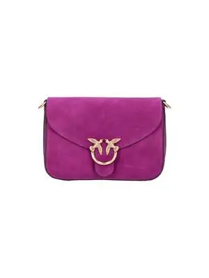 Pinko Mini Saddle Crossbody Bag - Violet
