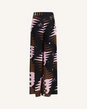 Emilio Pucci Silk Twill Pants - Multicolour
