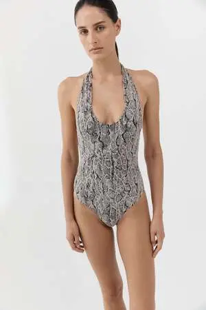 ST. AGNI 90s Halter One Piece