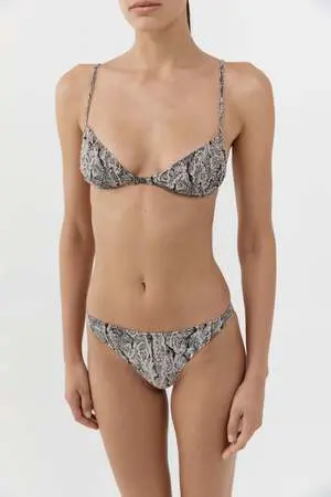 ST. AGNI Almond Bikini Top