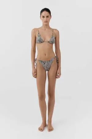 ST. AGNI High Cut Bikini Brief - Python