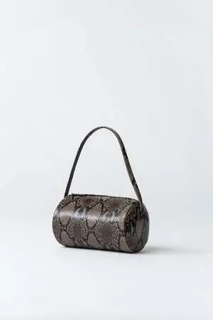 ST. AGNI Connolo Shoulder Bag - Python Embossed
