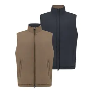 Paul & Shark Reversible Gilet In Typhoon® Platinum