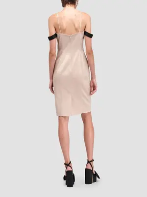 Marc Jacobs Bow Off-shoulder Mini Dress