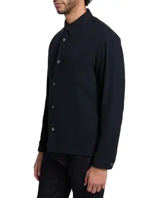 FRAME Open Weave Cotton-blend Shirt