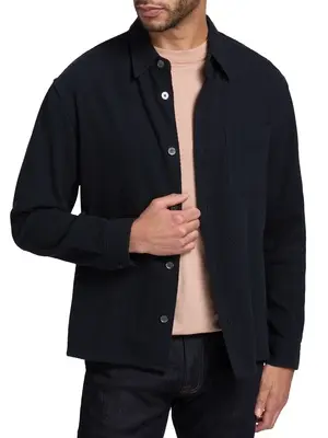 FRAME Open Weave Cotton-blend Shirt