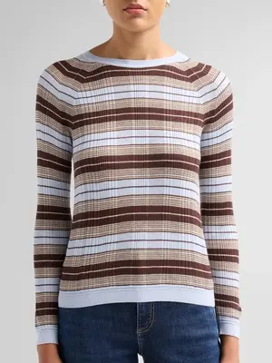 Rag & Bone Teresa Striped Silk-blend Top