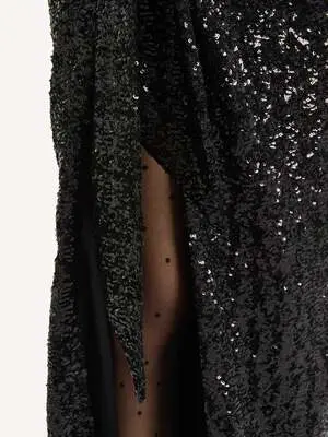 Balmain Long Sequinned Dress