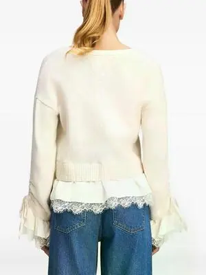 Cinq À Sept Atley Lace-trim Layered Cardigan