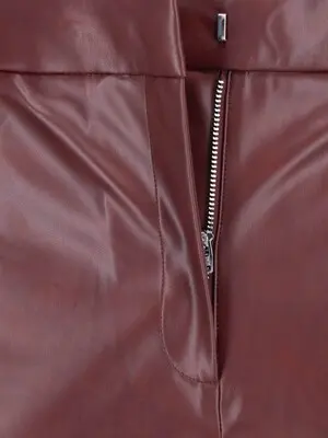 Calvin Klein Faux Leather Trousers