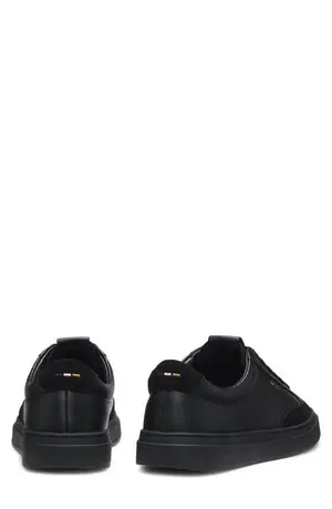 BOSS Kieran Leather Sneaker - Black