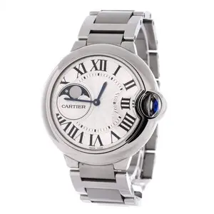 CARTIER Ballon Bleu De Moonphase Automatic Watch Stainless Steel 37