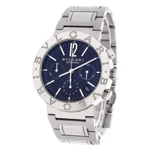 BVLGARI Chronograph Automatic Watch Stainless Steel 38