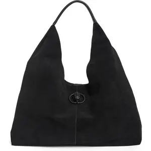 Kurt Geiger Chelsea Large Slouch Leather Hobo Bag - Black