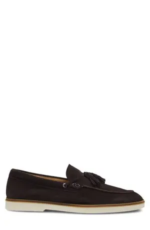 BOSS Hedley Tassel Loafer - Dark Brown