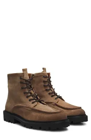 BOSS Julio Leather Boot - Medium Beige