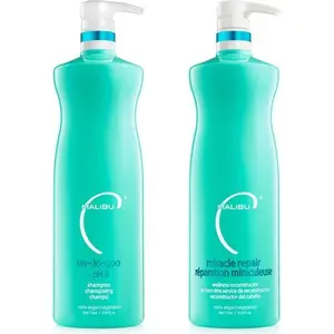 MALIBU C Miracle Repair Reconstructor With Un-do-goo Shampoo Liters Duo - Black