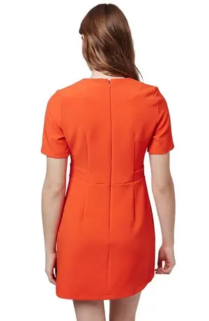 Topshop Short Sleeve Shift Dress