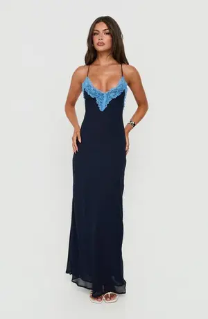 Princess Polly Call My Lover Lace Slip Maxi Dress