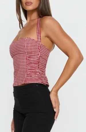 Princess Polly West Coast Love Cotton Halter Top