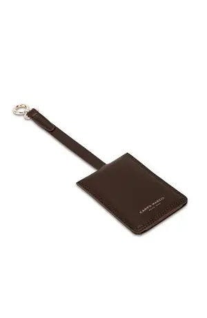 CAMPO MARZIO ROMA 1933 Orbis Badge Holder - Brown