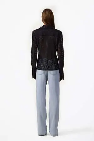 SAME Tailored Lace Blouse