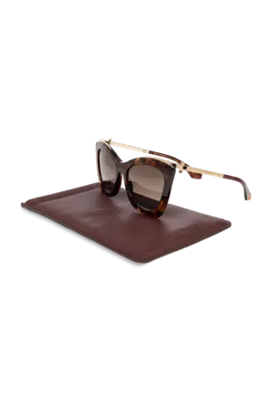 Etro Oversized Cat-eye Sunglasses With Bold Upper Corners