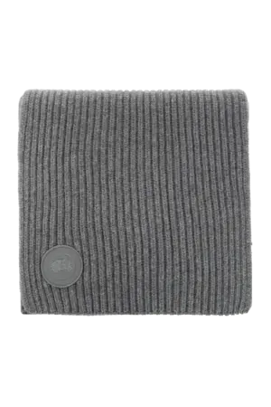 Canada Goose Wool Scarf With Appliqué Logo