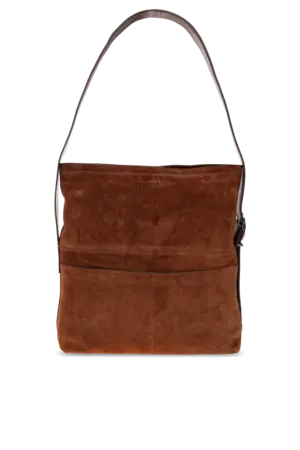 Paul Smith Suede Shoulder Bag With Logo