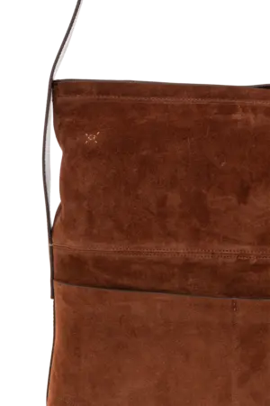 Paul Smith Suede Shoulder Bag With Logo