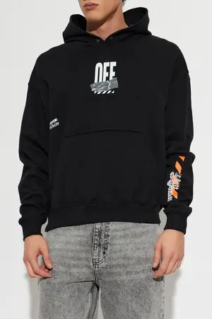 L/AB C/O OFF-WHITE Hooded Sweatshirt