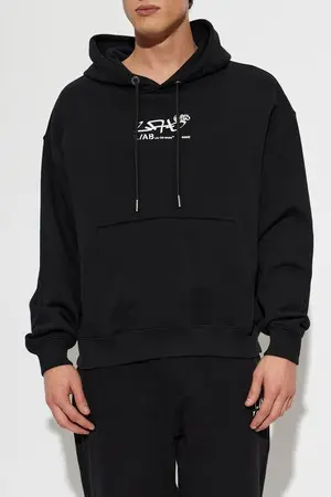 L/AB C/O OFF-WHITE Oversized Hoodie With Hood