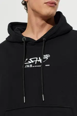 L/AB C/O OFF-WHITE Oversized Hoodie With Hood