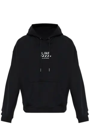 L/AB C/O OFF-WHITE Hoodie With Contrast Prints