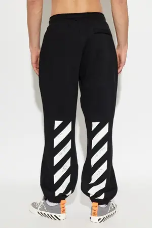 L/AB C/O OFF-WHITE Sweatpants With Printed Logo
