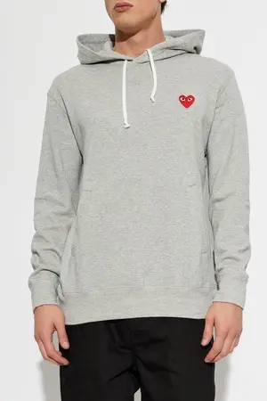 Play Comme Des Garcon Logo Sweatshirt - Grey