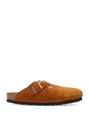 BIRKENSTOCK Suede Sliders ‘boston Vl
